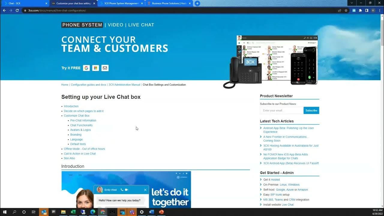 TechmodeGO Collaboration Suite w Webchat Demo - Techmode
